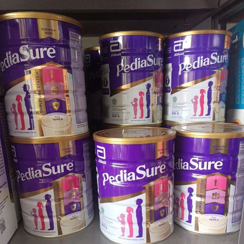 Jual Pediasure Triplesure 850g 400g 850gram Madu Vanila | Cokelat 900g | Shopee Indonesia