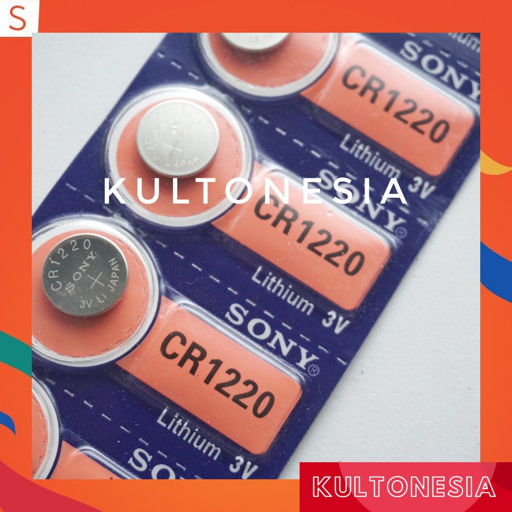 Jual Baterai Sony CR1220 CR 1220 Original | Shopee Indonesia