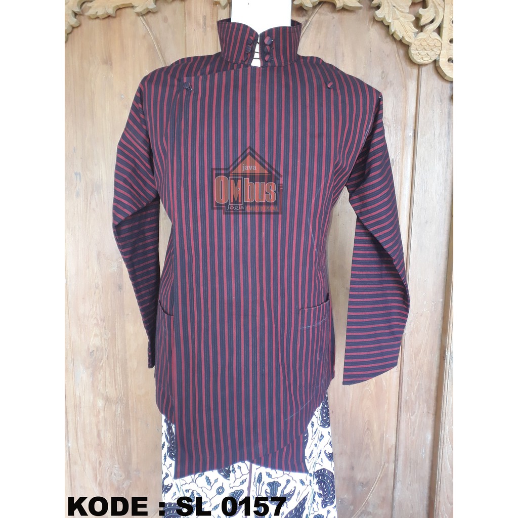 Jual SURJAN LURIK KODE SL 0157 Pakaian Tradisional Java Ombus | Shopee ...
