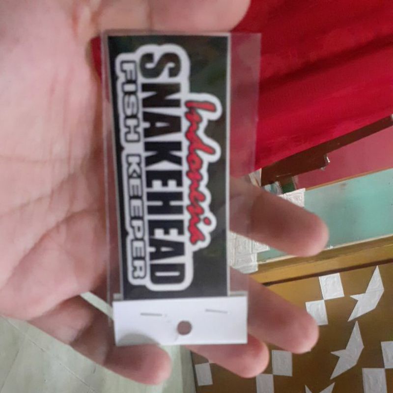 Jual Sticker aquarium indonesia snakehead sticker channa stiker maru ...