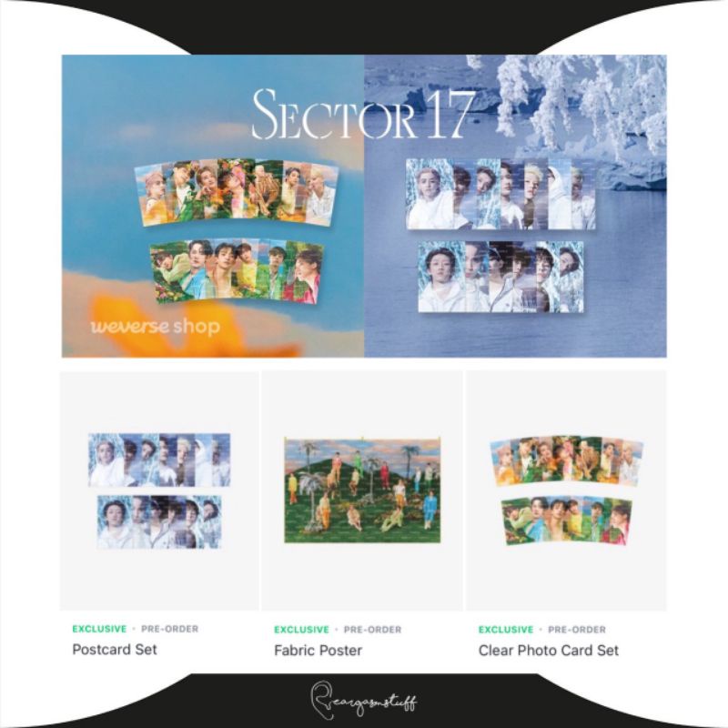 Jual SEVENTEEN SVT SECTOR 17 OFFICIAL MERCH MD | Shopee Indonesia