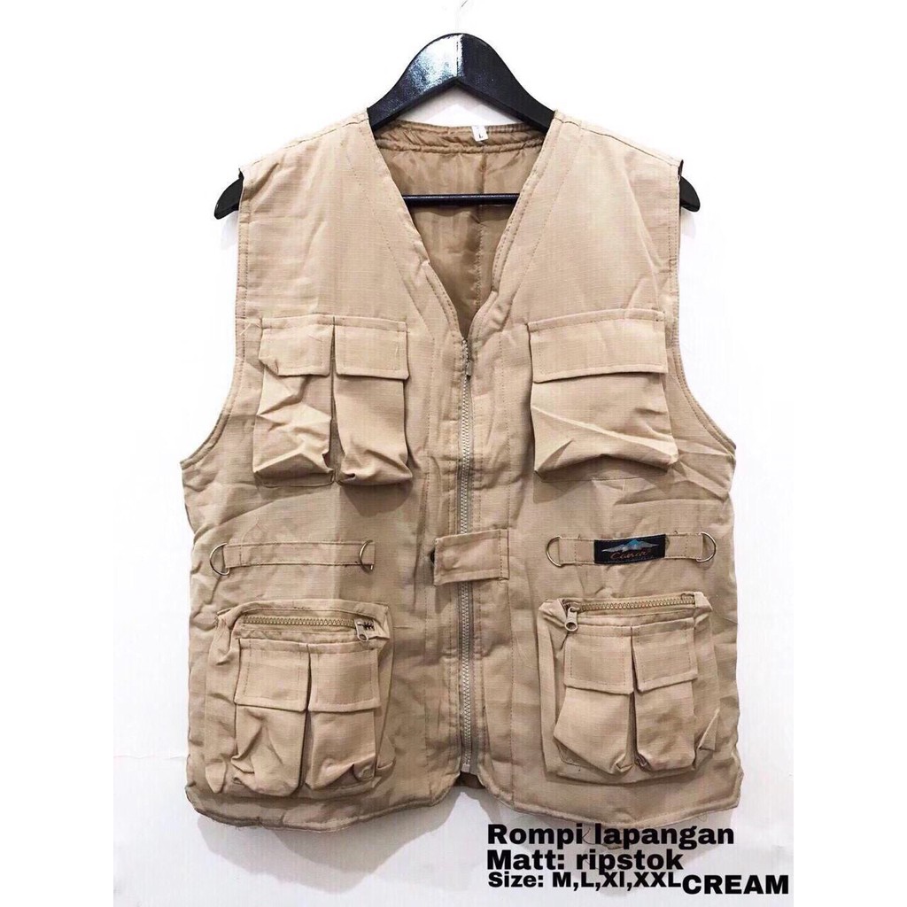 Jual Rompi Tactical Vest Taktikal Lapangan Army Outdoor Out Door Gunung ...