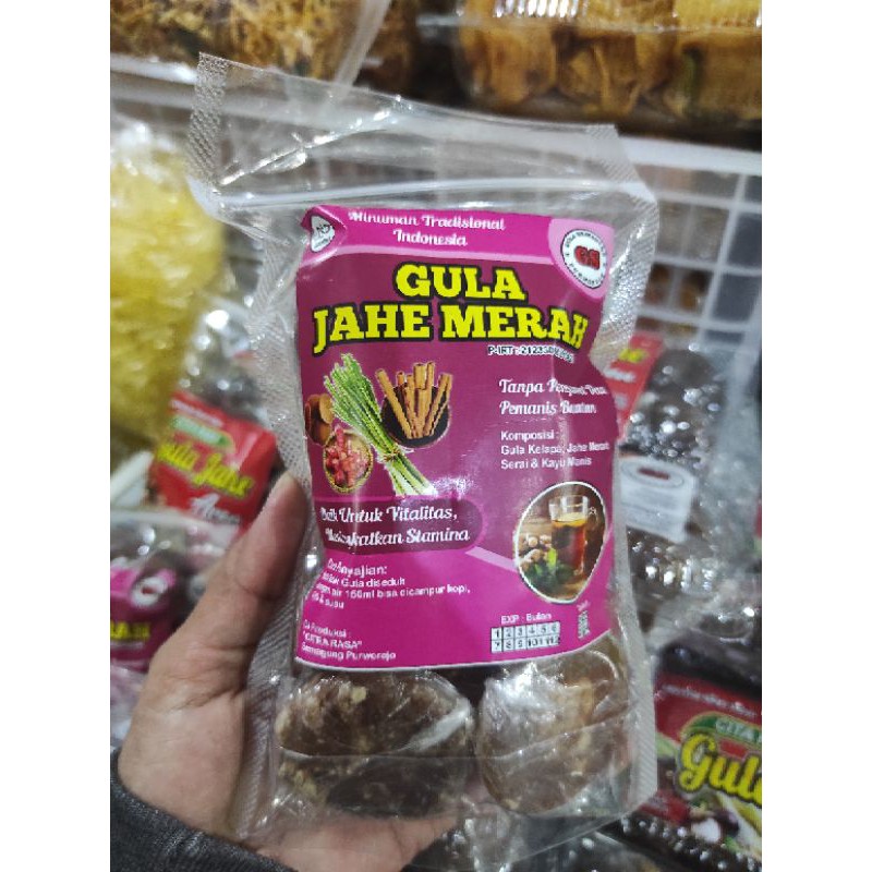 Jual GULA JAHE MERAH GULA JAWA RASA JAHE MERAH | Shopee Indonesia