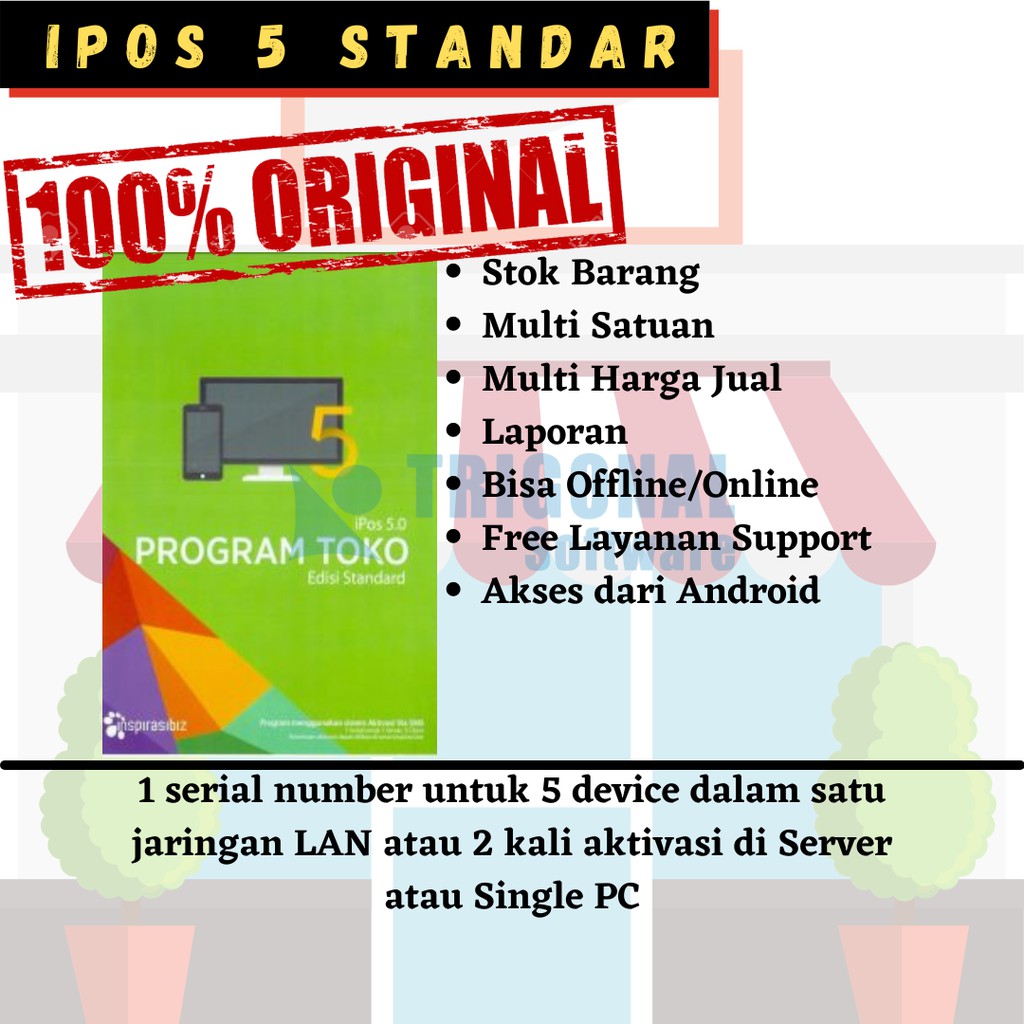 Jual Software Kasir Program Toko IPOS 5 Standard Original | Shopee ...