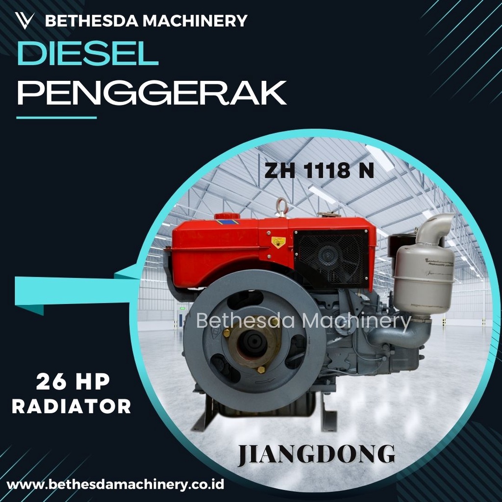 Jual Mesin penggerak solar 22 PK Jiangdong 26 Pk diesel radiator 30 HP | Shopee Indonesia