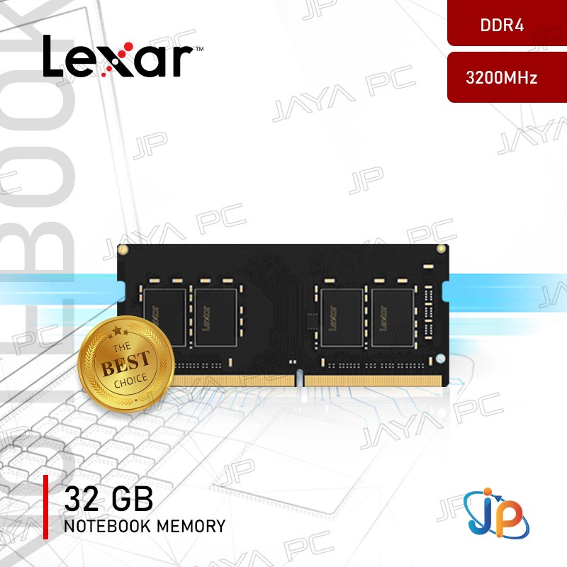 Jual Memory Ram Lexar Sodimm DDR4 PC25600 3200Mhz 32GB - Notebook & Laptop | Shopee Indonesia