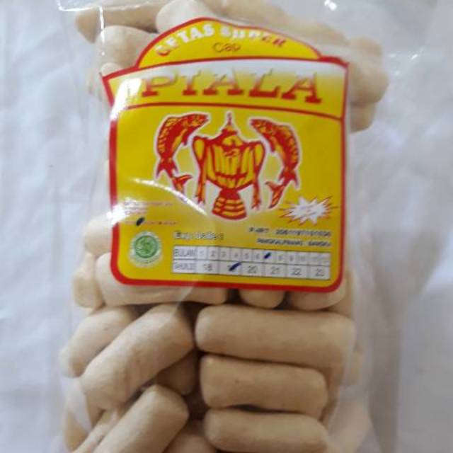 Jual Kerupuk getas tenggiri bangka super cap piala logo merah kuning ...