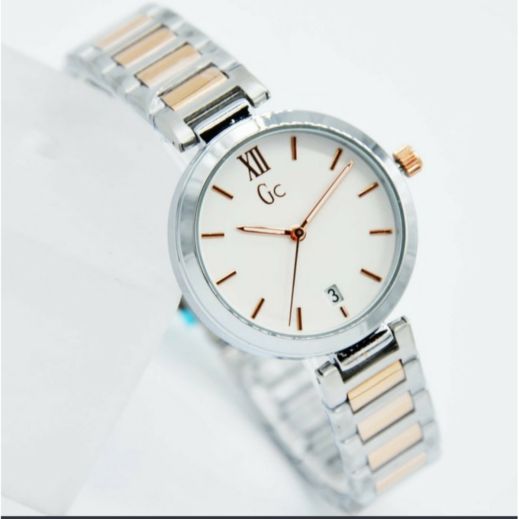 Jual (COD) Jam Tangan Wanita Guess collection Gc3656ET Tanggal Aktif ...