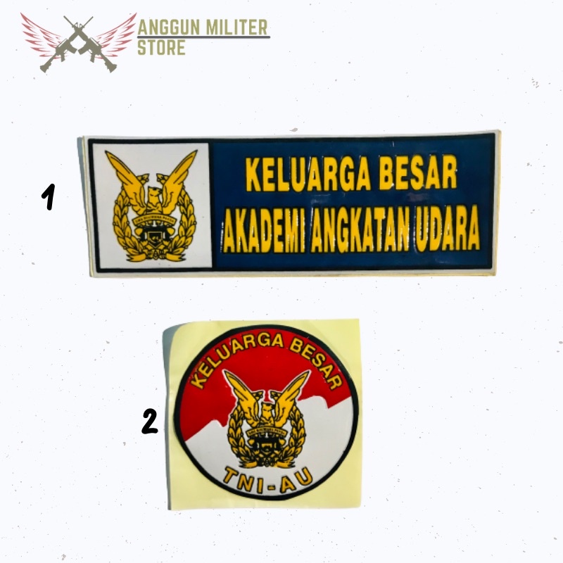 Jual Stiker Keluarga Besar TNI AU// Stiker TNI AU//Stiker Angkatan ...