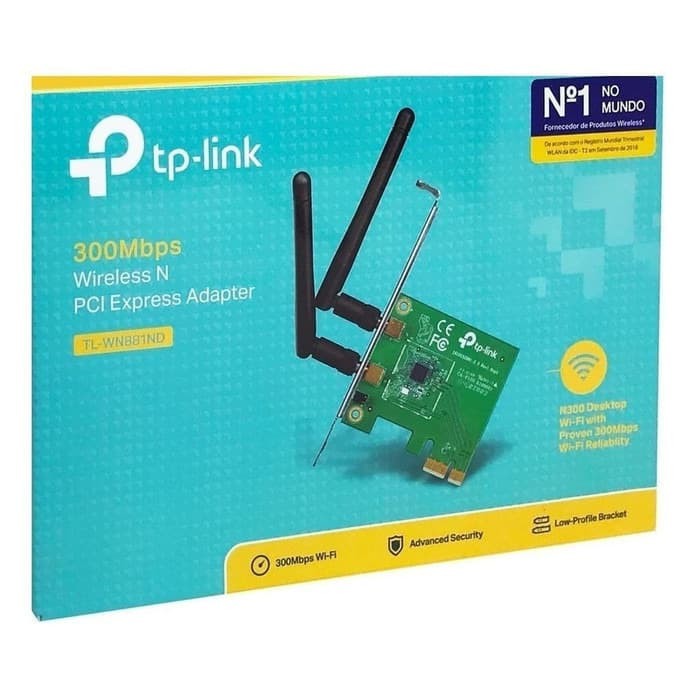 Jual TPLink TL-WN881ND Wireless N PCI Express Adapter Adaptor WiFi TP ...