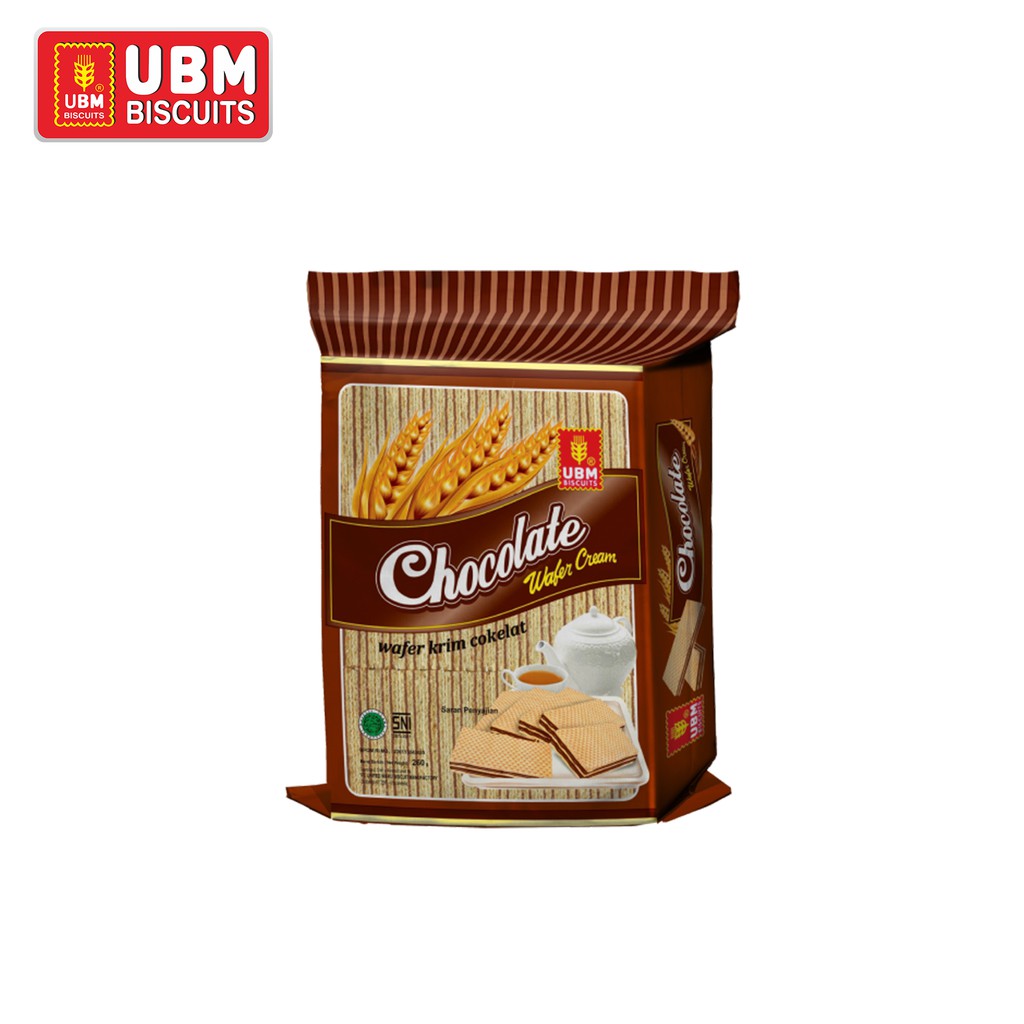 Jual UBM Biscuits Wafer Chocolate 230g | Shopee Indonesia
