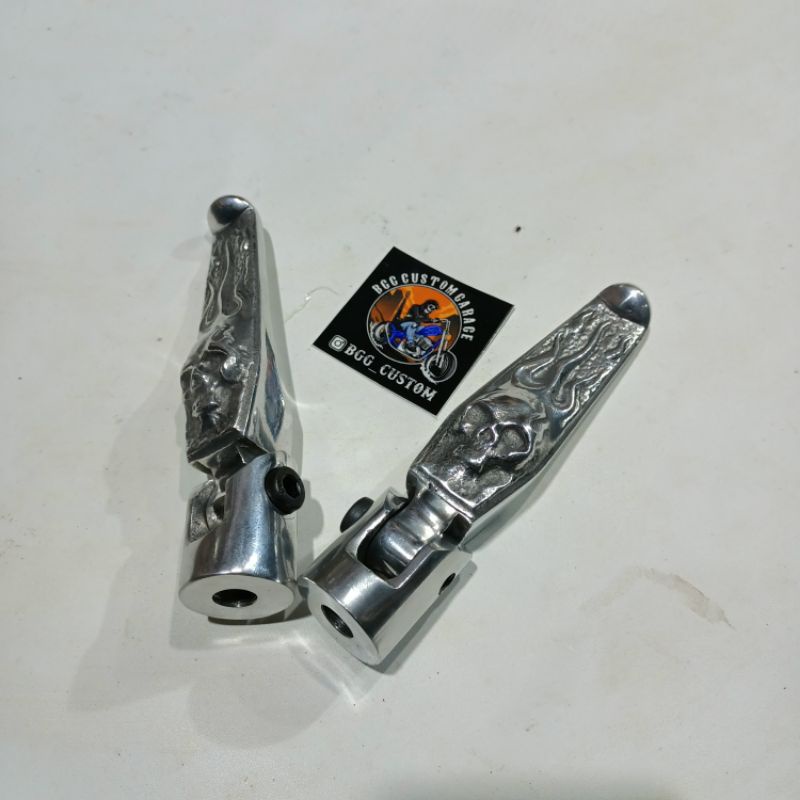 Jual Footstep Belakang Chopper . footstep Custom Tengkorak . Footstep ...