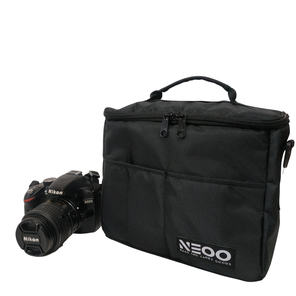 Jual Tas Kamera Selempang 2in1 Camera Insert Kantong DSLR Slingbag ...