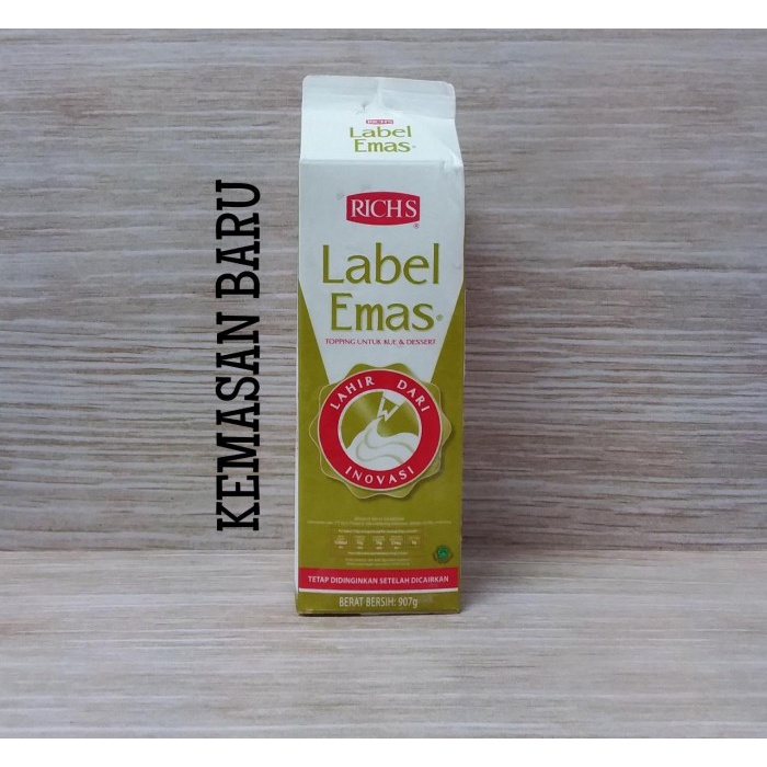 Jual RICH'S GOLD LABEL TOPPING UNTUK KUE & DESSERT 907 GRAM WHIPPING ...
