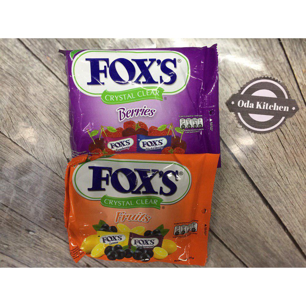 Jual FOX'S CANDY CRYSTAL CLEAR BERRIES FRUITS PACK 125gr | Shopee Indonesia