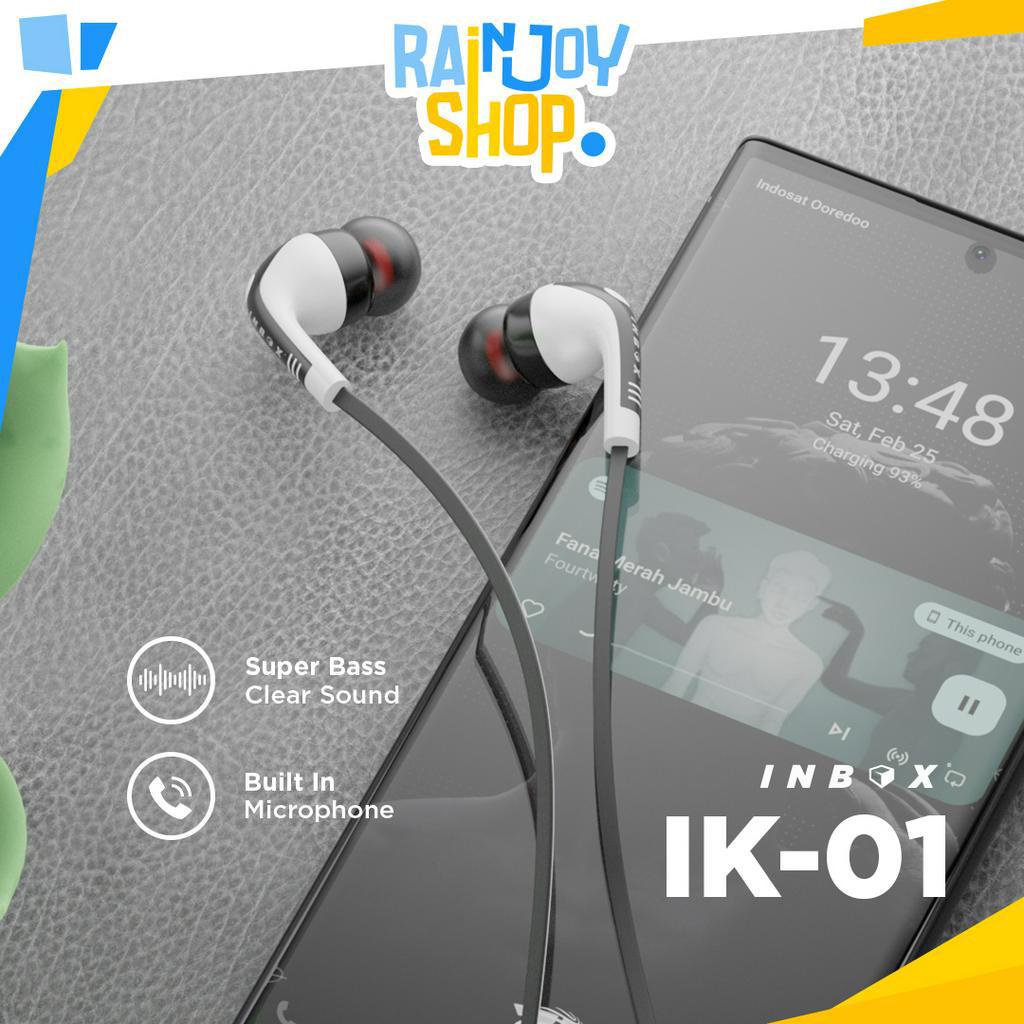 Jual Headset Inbox IK-01 Super Bass | Handsfree dengan mic untuk Telepon GARANSI 3 TAHUN ...