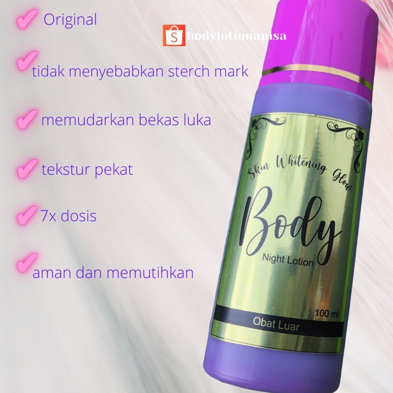 Jual hb skin glow / hb malam / hb ungu / hb anggur / lotion whitening / body lotion / hb ...