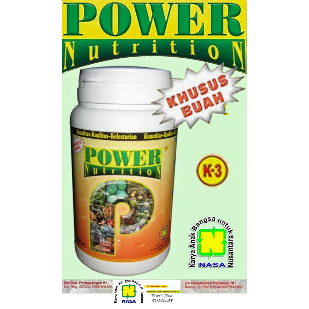 Jual POWER NUTRISI NASA 250 gram | Shopee Indonesia