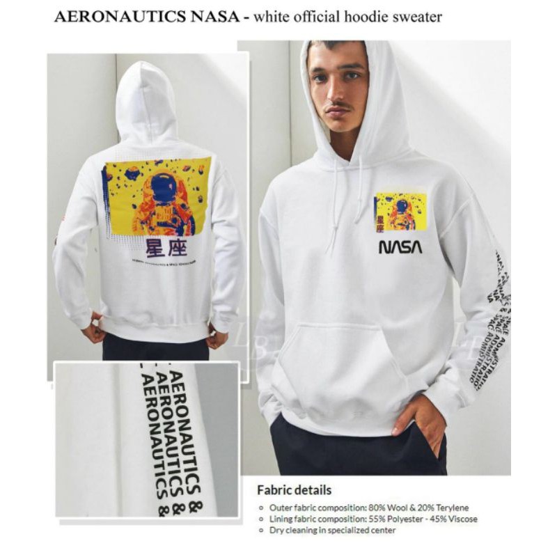 Jual NASA Hoodie By Hyperspace Sweater NASA Shopee
