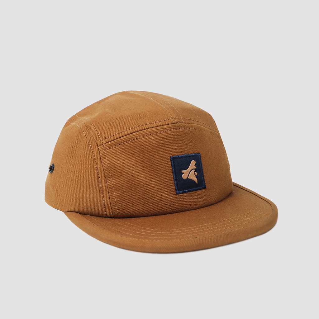 Jual BRODO - Topi Arelo 5 Pannels Hat Camel | Shopee Indonesia