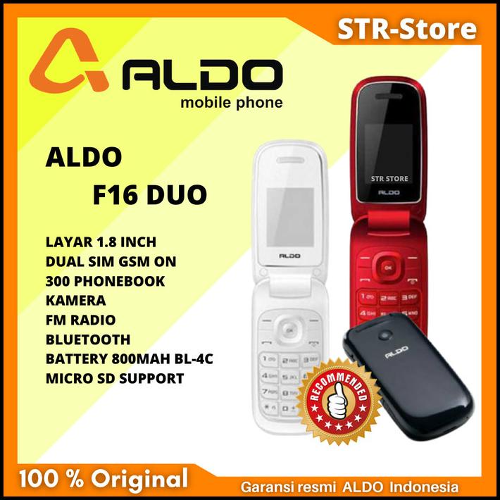 Jual Hp Flip Aldo F16 Duo Hp Murah Model Hp Lipat Caramel Original ...