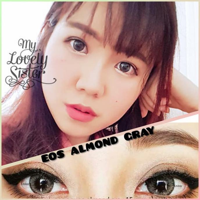 Jual Original Eos Almond Warna Brown Choco Gray Grey Soflens Soflen ...