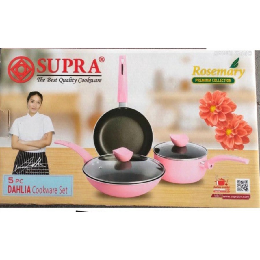 Jual SUPRA 5 pcs Dahlia Set - EDISI Chef Renata | Shopee Indonesia