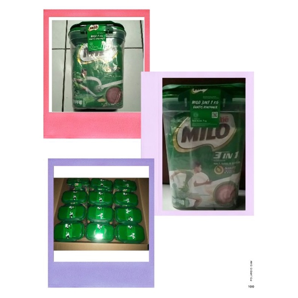 Jual Milo malt active go/milo 3in1 kemasan 1kg | Shopee Indonesia