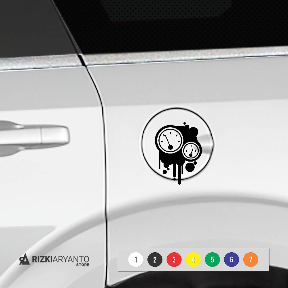 Jual Stiker Tutup Tangki Mobil Meter Gauge Auto Repair Sticker | Shopee ...