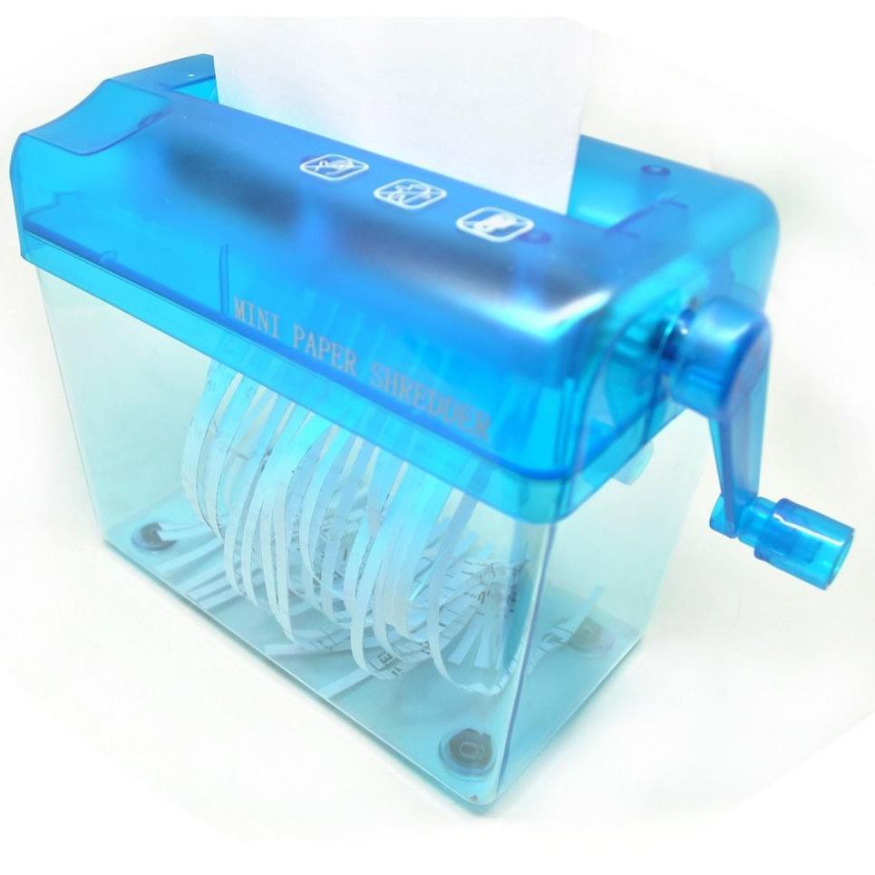 Jual Alat Mesin Penghancur Kertas Manual CD Card Paper Shredder Tanpa ...