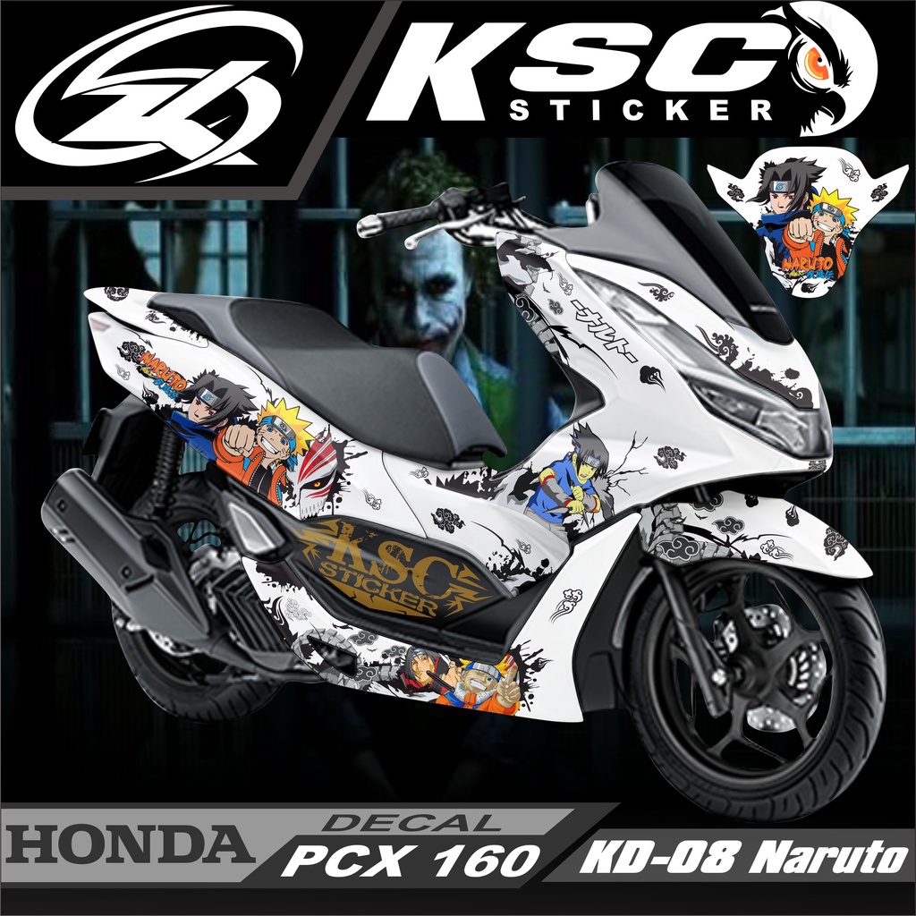 Jual Decal Sticker Honda PCX 160 2021 Fullbody Naruto Sasuke - Dekal ...