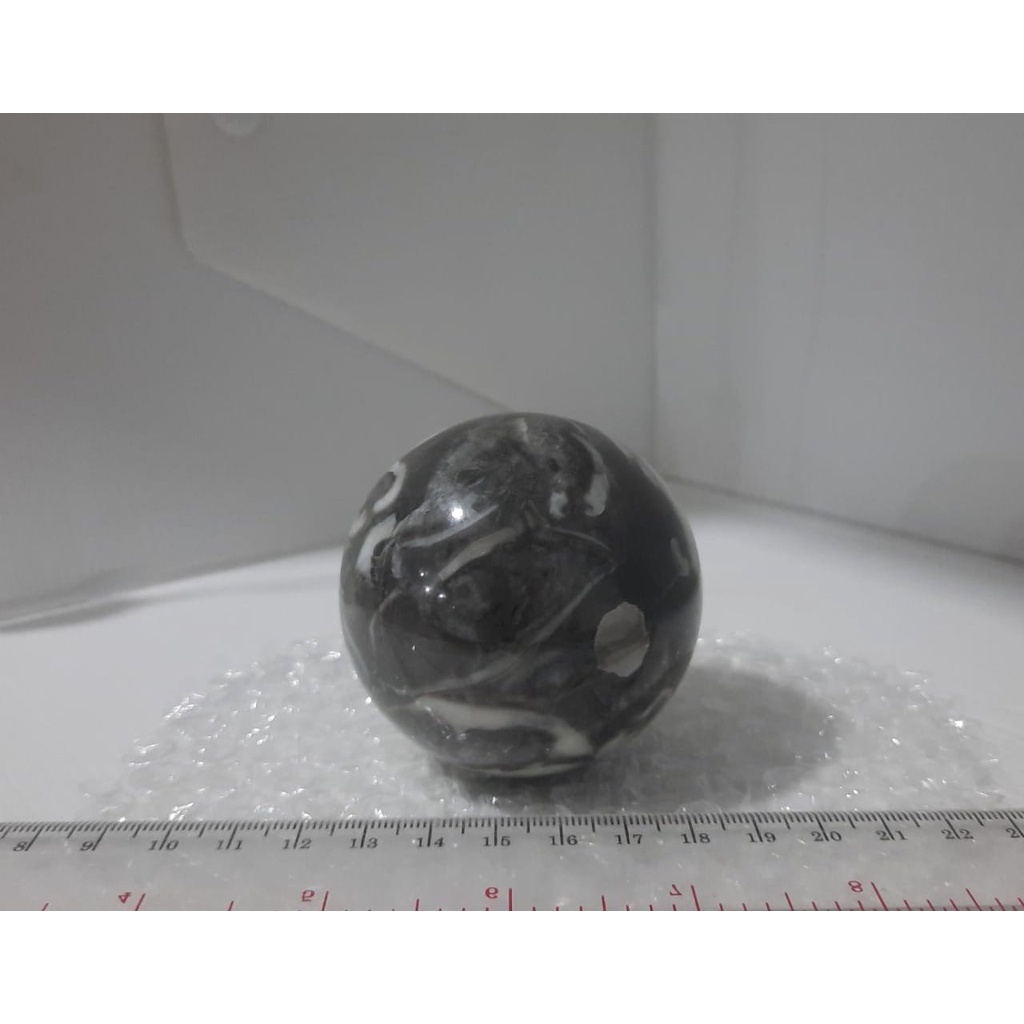 Jual Natural Shell Jasper Stone Sphere 6,3 cm ( 380 grams ) | Shopee ...