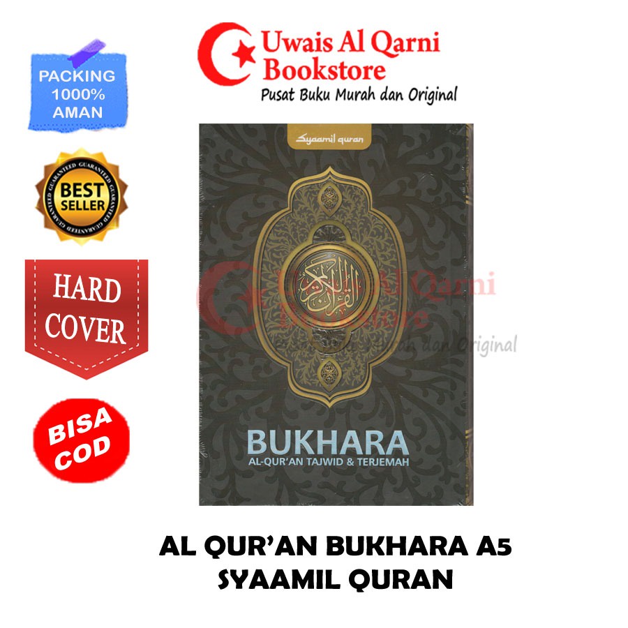 Jual BEST SELLER ORIGINAL AL-QURAN BUKHARA A5 TAJWID DAN TERJEMAH ...