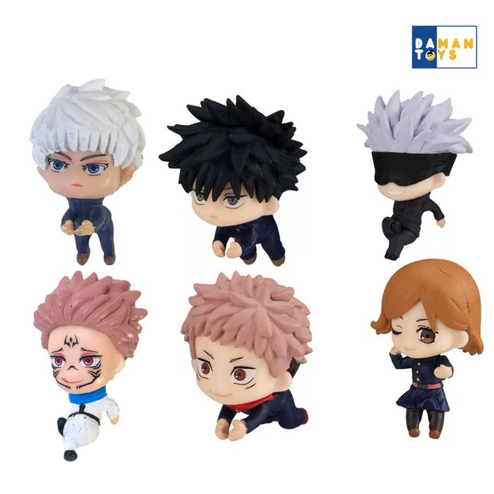 Jual Jujutsu Kaisen Figure Anime Set Cable Bite gojo satoru itadori ...
