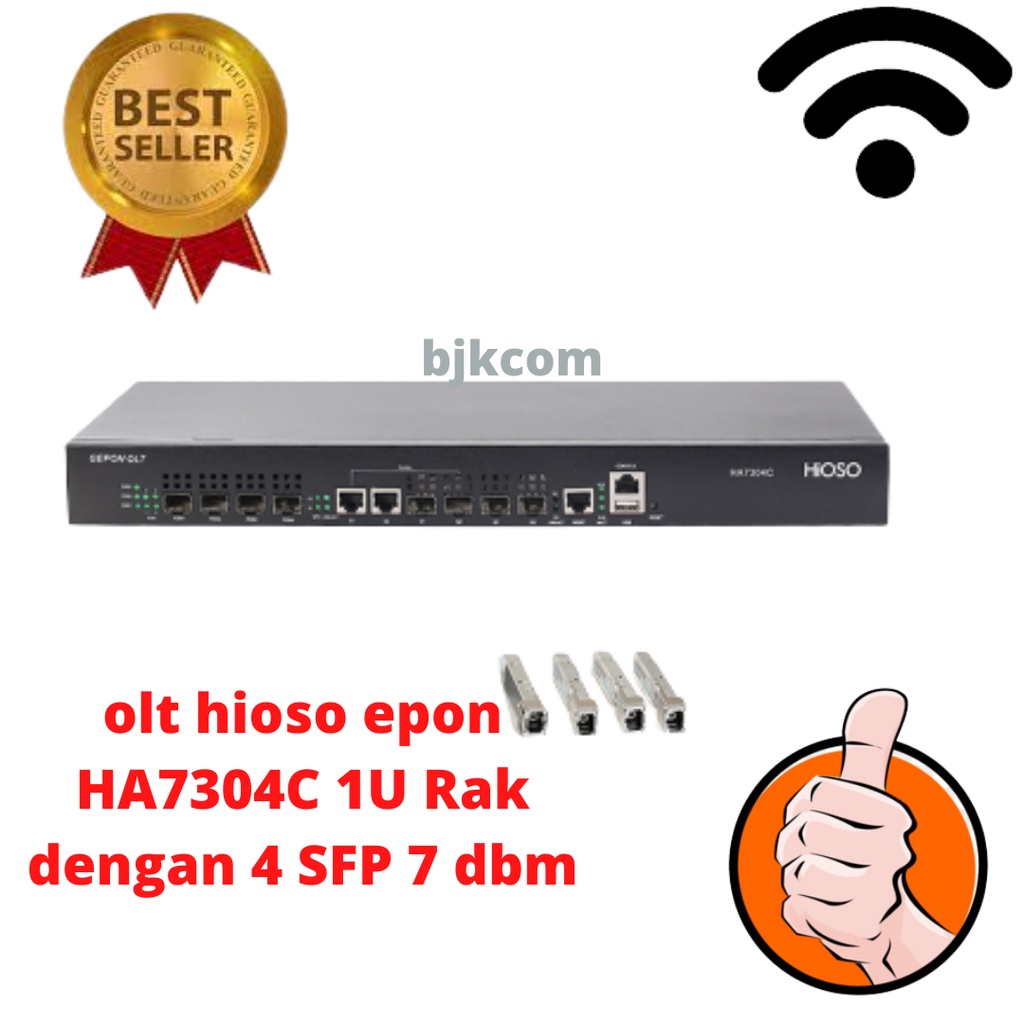 Jual OLT HIOSO EPON 4 PORT 4 SFP 9 DBM TERBARU 1U RACK HIOSO HA7304V ...