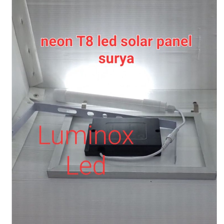 Jual lampu neon t8 led solar panel 60w 60watt tube t8 led tenaga surya ...