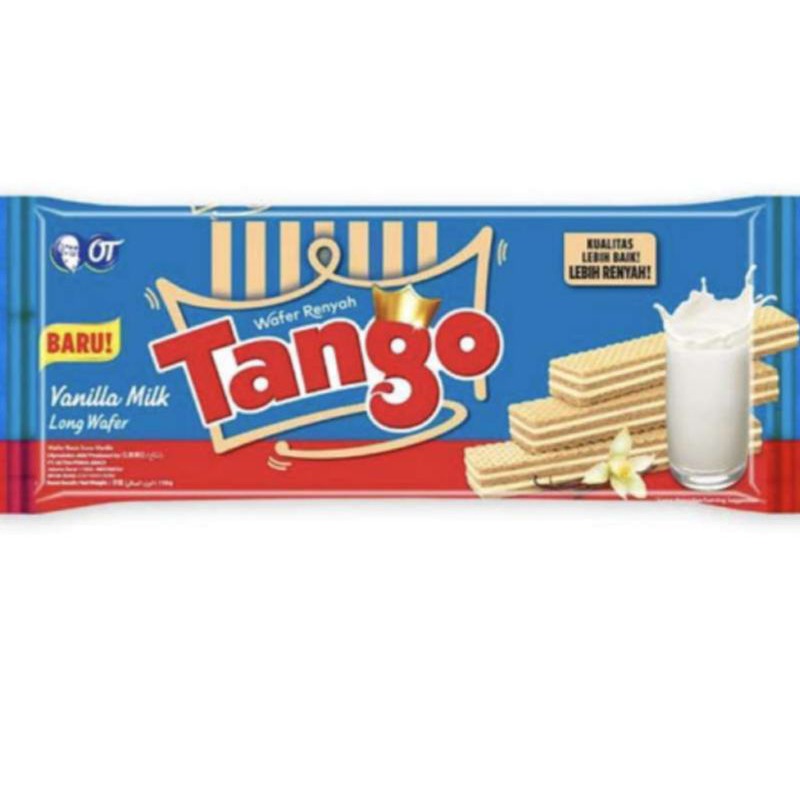 Jual Tango Wafer Rasa Vanilla Satuan 110gr (1pcs) | Shopee Indonesia