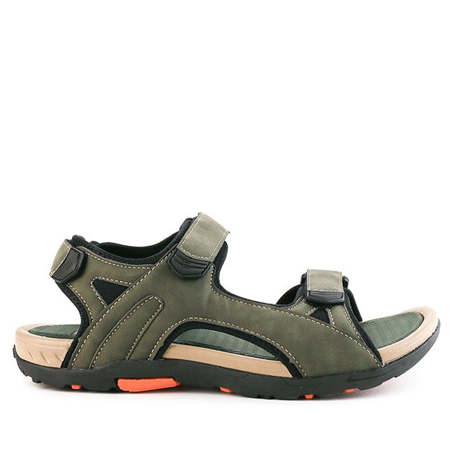 Jual Obermain Sandal Pria EATON WALTERS Olive OM60002OL | Shopee Indonesia