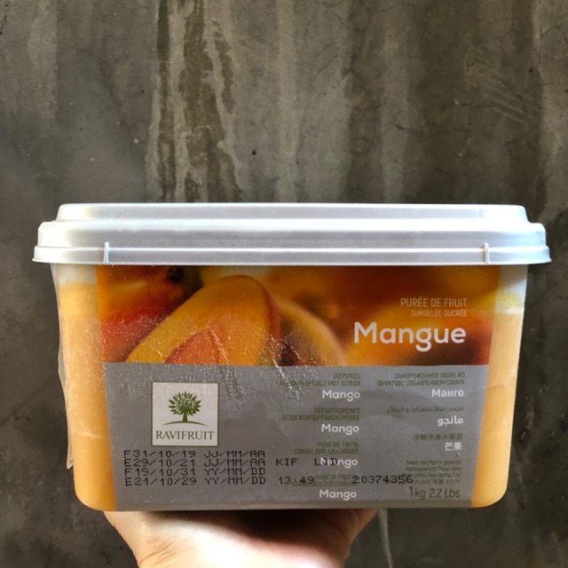 Jual RaviFruit Mango 1 KG / Puree Mango / Pure Mangga | Shopee Indonesia