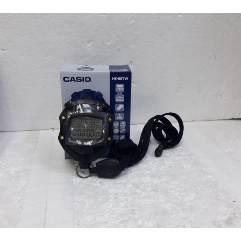 Jual CASIO STOPWATCH HS 80 TW PENGUKUR WAKTU | Shopee Indonesia