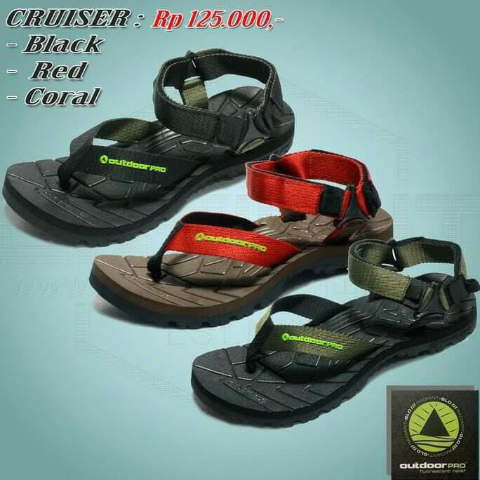 Jual sandal gunung outdoor pro seri cruiser coral | Shopee Indonesia