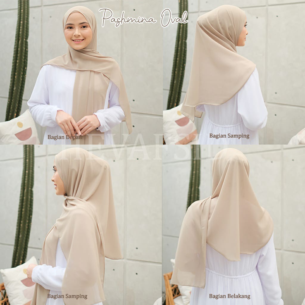 Jual Jilbab Pashmina Curve Oval Ceruty Babydoll | Shopee Indonesia