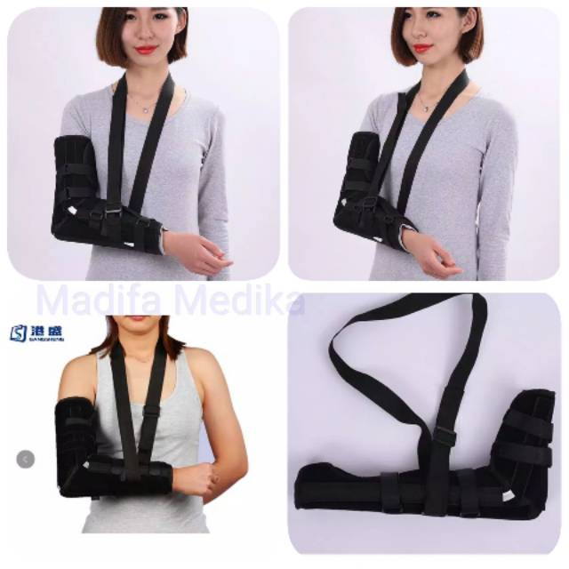 Jual Elbow Brace atau Arm sling tebal kaku | Shopee Indonesia
