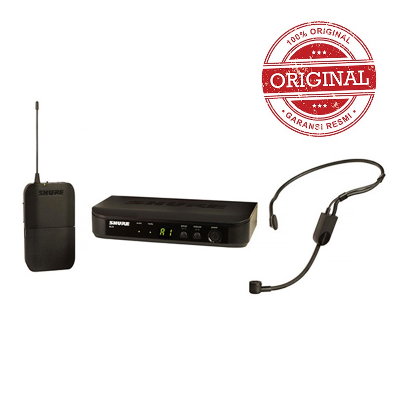 Jual Shure BLX14/PGA31 Wireless Headset System Original Garansi Resmi ...