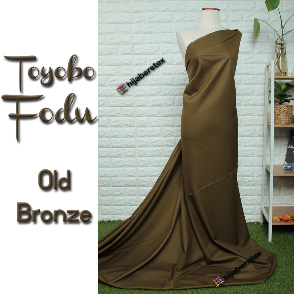 Jual 1/2 Meter Kain TOYOBO FODU Old Bronze (ecer warna) | Shopee Indonesia