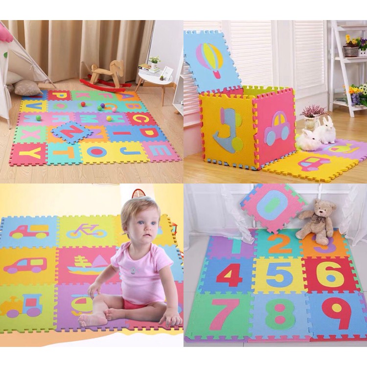 Jual (ABS) PUZZLE MATRAS EVAFOAM PREMIUM ALAS LANTAI AMAN UNTUK ANAK ...