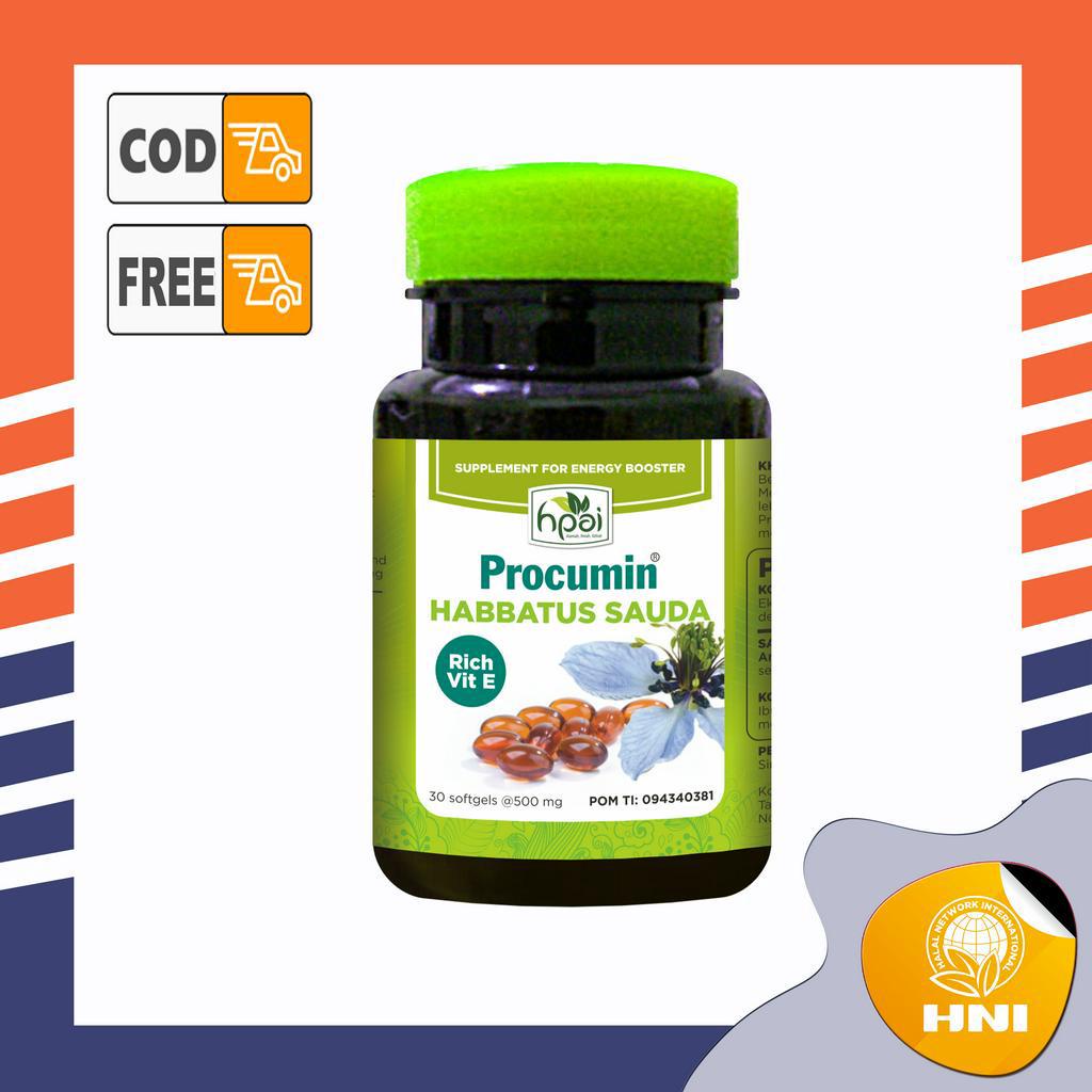 Jual PROCUMIN HABBATUSSAUDA RICH E HNI HPAI 50softgel | Shopee Indonesia