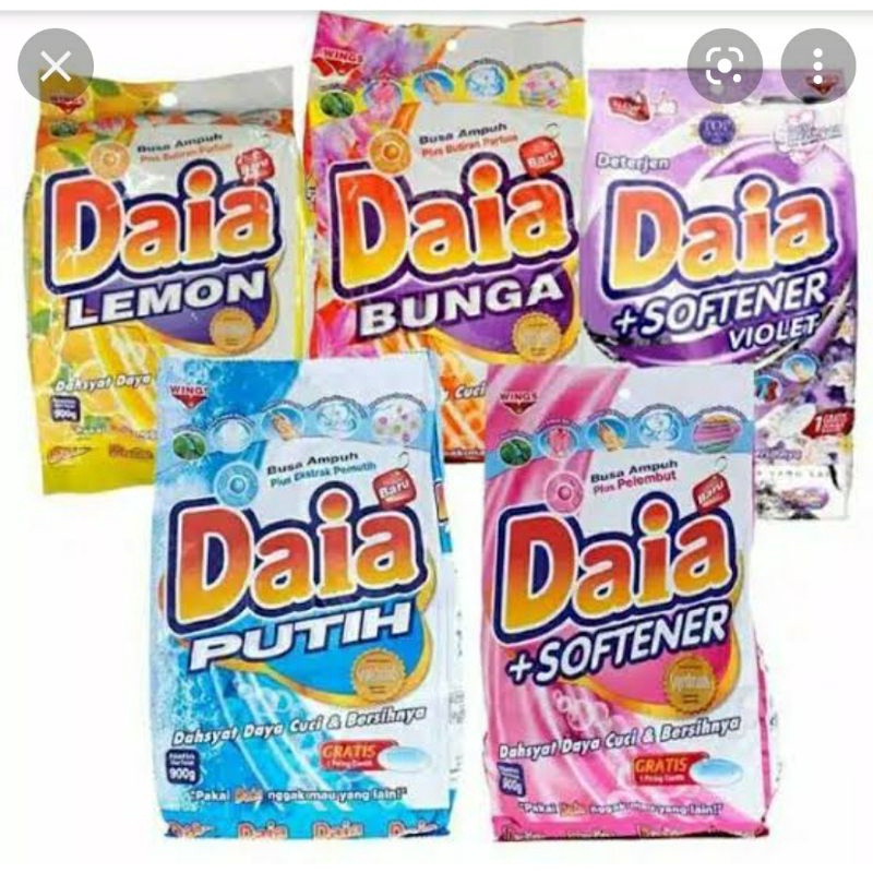 Jual DAIA Powder Detergent Bag 800gr | Shopee Indonesia