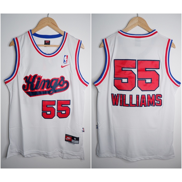 Jual JERSEY BASKET CLASSIC HWC KINGS #55 WILLIAMS THROWBACK PUTIH ...