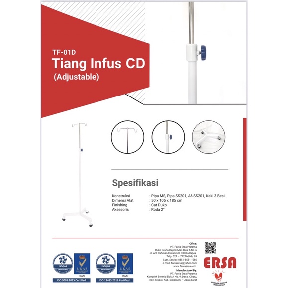 Jual tiang infus besi infusion stand besi | Shopee Indonesia